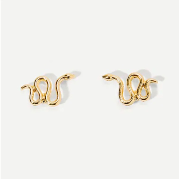 Urban Outfitters | Jewelry | Dainty Gold Snake Stud Earrings | Poshmark